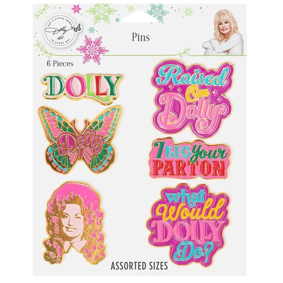 Dolly Parton | Other | Dolly Parton Enamel Lapel Pins 6 Count ...